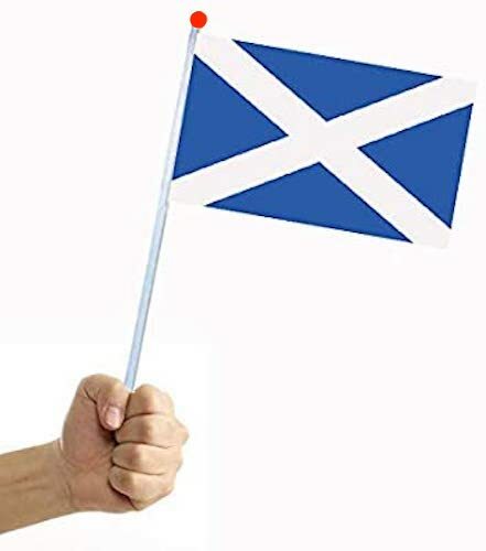 12 Scottish Hand Flag St Andrews Waving Flags National Sporting Events ...