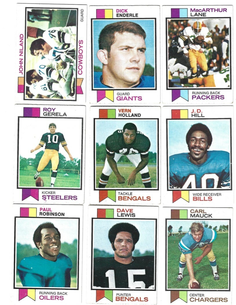 1973 Topps Football Cards Complete Your Set | eBay