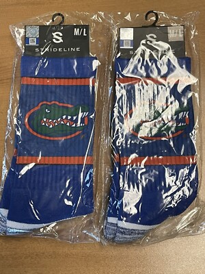 Florida Gators Men's Premium Crew Socks 2 Pairs Strideline NCAA Wear M ...
