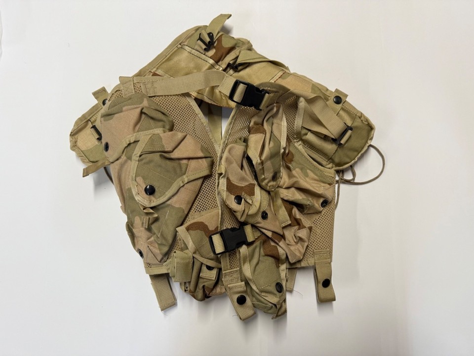 AFSOC Mod 5 Improved Tactical Load Bearing Vest & Mod 4 Buttpack DCU ...