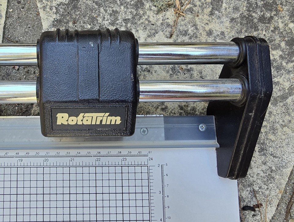 Rotatrim Pro 24 Inch Cut Professional Paper Cutter/Trimmer Precision ...