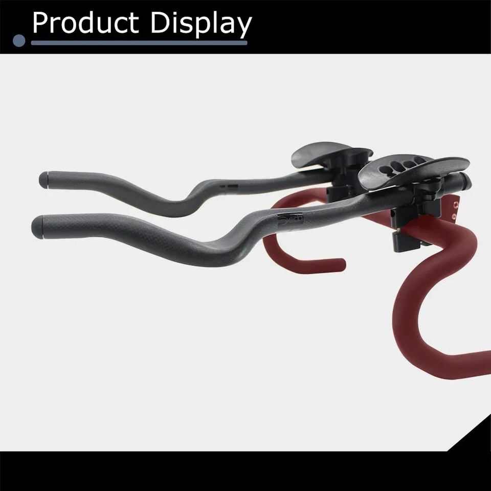 Road Bike Triathlon Time Trial TT Handlebar Carbon Matte/Glossy Aero ...