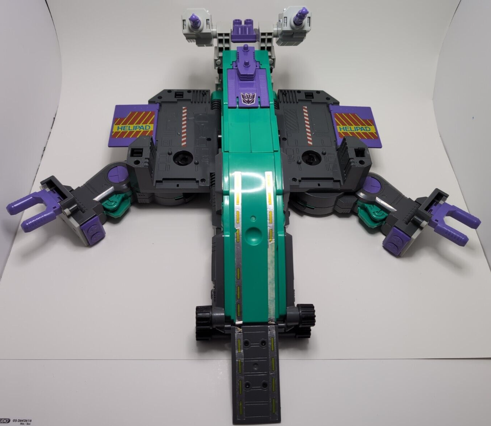 Transformers G1 Trypticon Vintage Hasbro 1986 Working & Near Complete ...