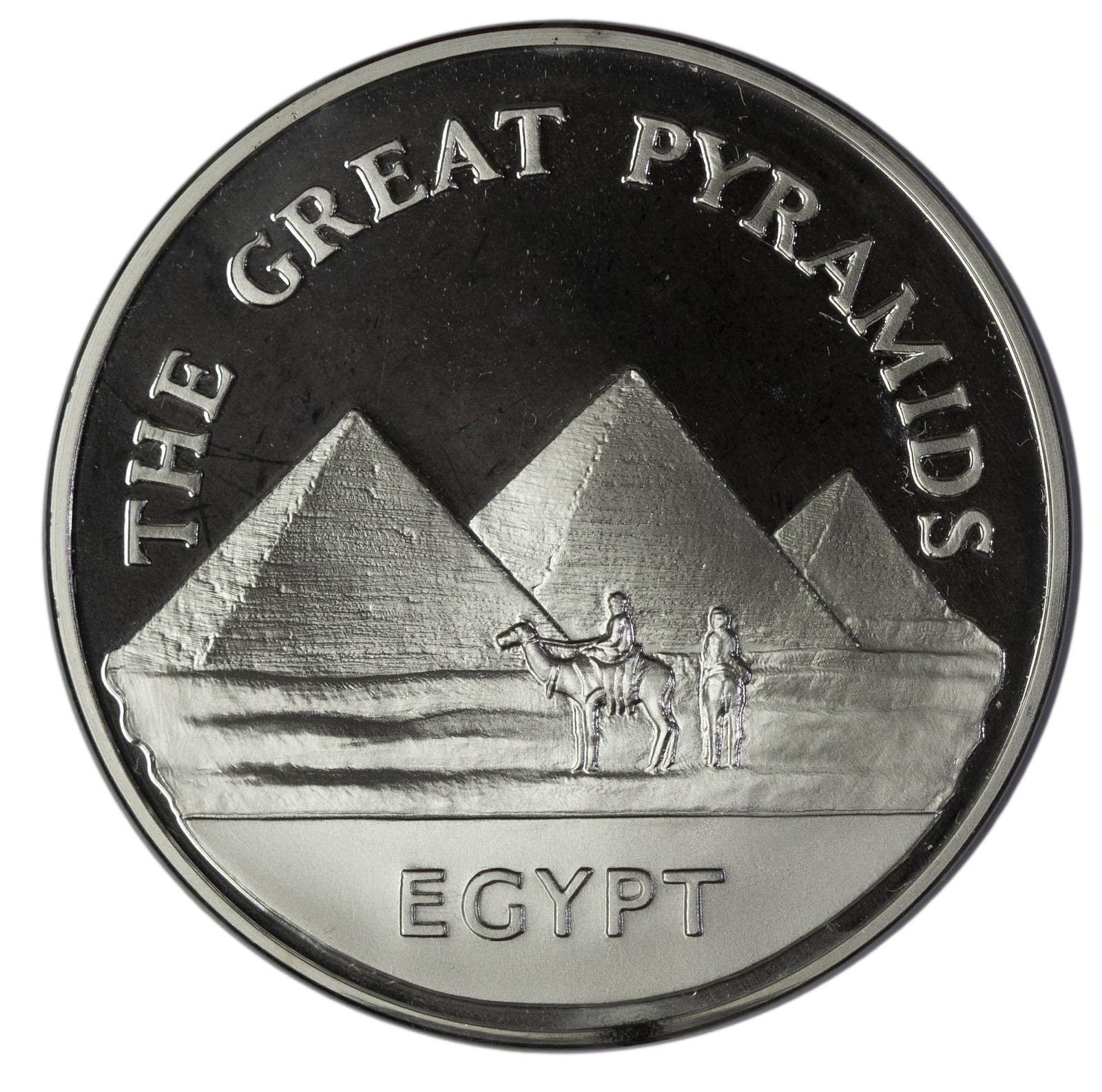 Egypt The Great Pyramids *** Wonders of Mankind, 1 OZ Silver Proof (AP ...