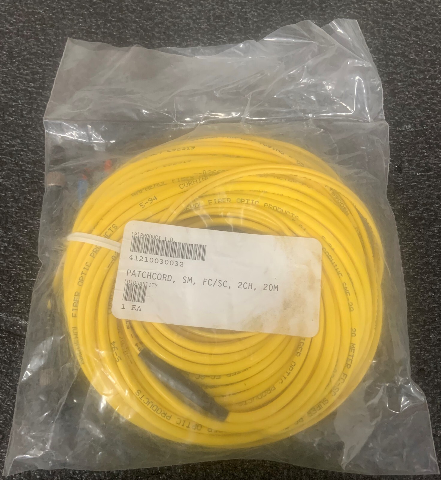 Corning 20M patchcord SM FC/SC 2ch fiber optic cable - 41210030032 | eBay