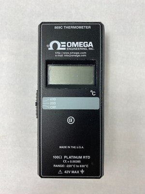 Omega Engineering 869C Handheld RTD Thermometer | eBay