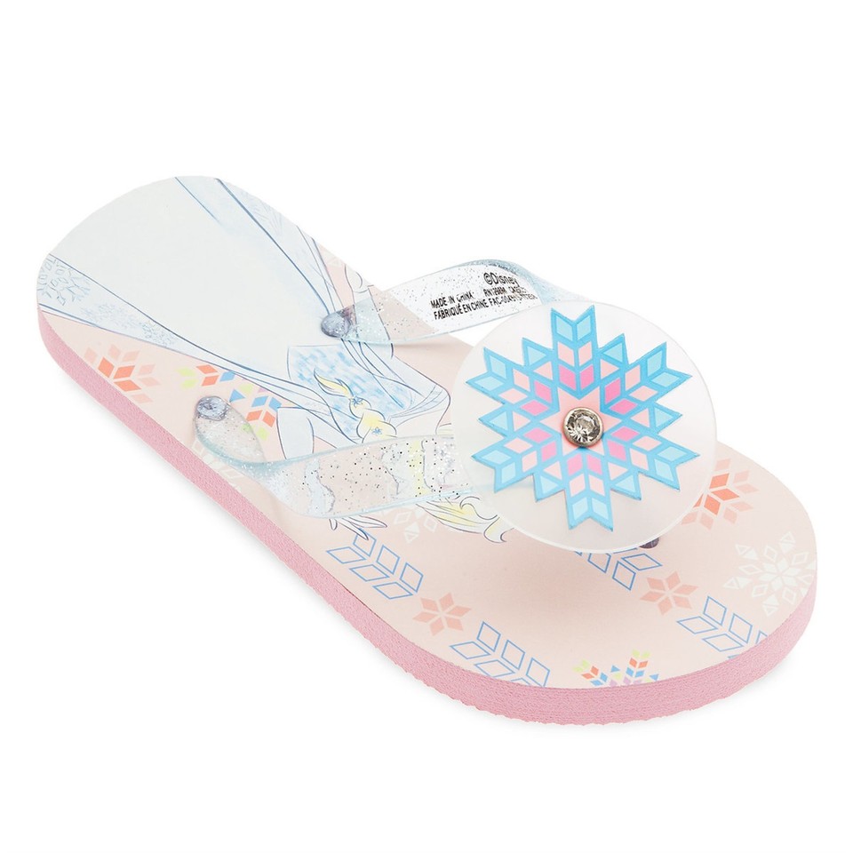 Disney Store Flip Flops Frozen Doc Belle Moana Elsa Minnie Mouse ...