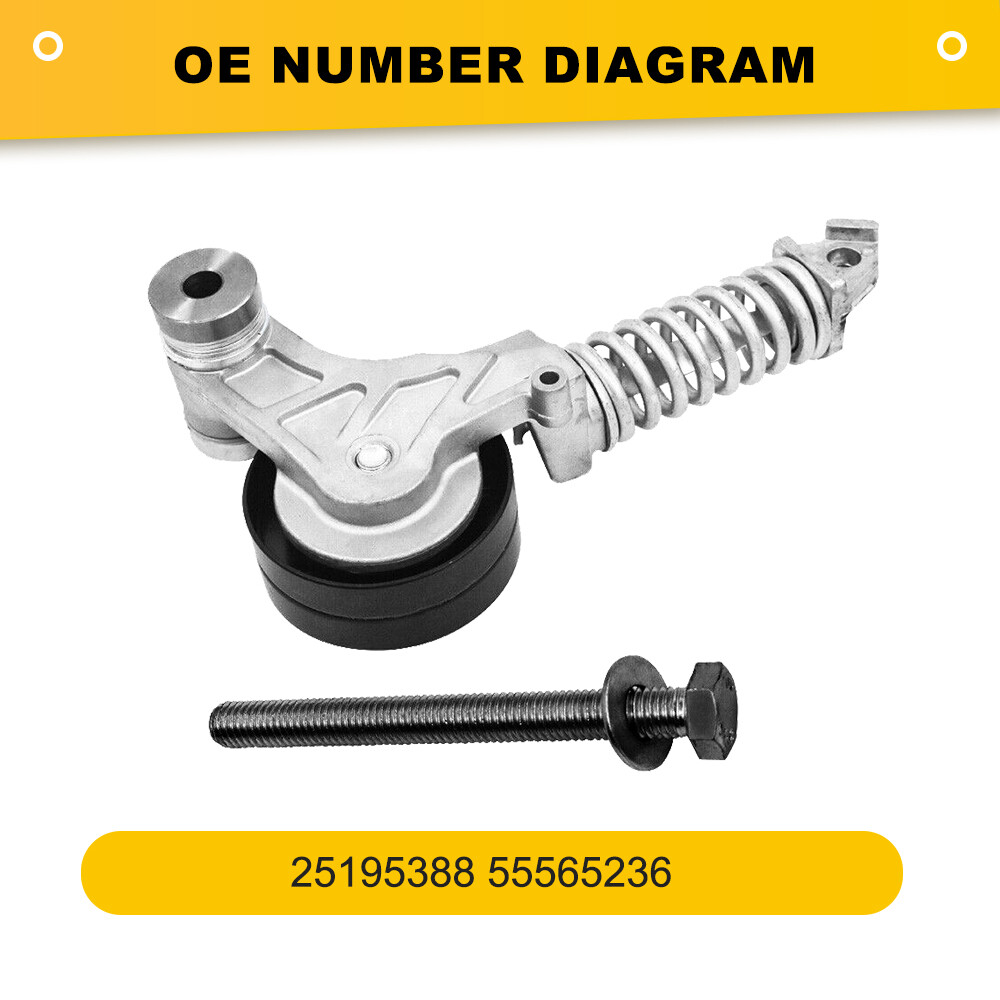 25195388 Drive Belt Tensioner for 11-15 Chevy Cruze 12-20 Sonic 15-21 ...