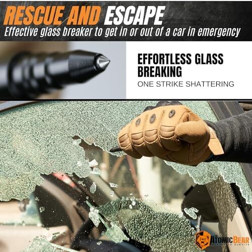 The Atomic Bear Tactical Pen - Pen With Window Breaker - Used in Police ...