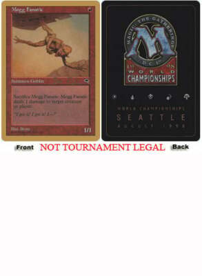 Mogg Fanatic (Ben Rubin - 1998) World Championship HEAVILY PLD CARD ...