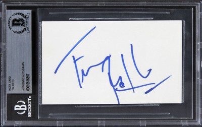 Tim Roth Reservoir Dogs Signed 3x5 Index Card Autographed BAS Slabbed 2 ...