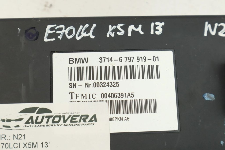 BMW E70 E71 X5 X6 Temic Dynamique Lecteur Contrôle Module Unité 6797919 ...