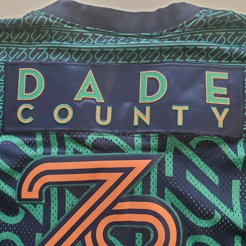 NIKE MIAMI PRACTICE JERSEY DADE COUNTY FOOTBALL NFL MEN'S NEW CD3910 ...
