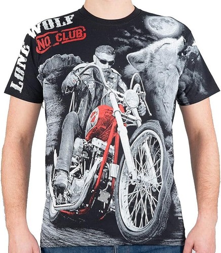 Lone Wolf - Men's T-Shirt - American Classic Bikes | eBay