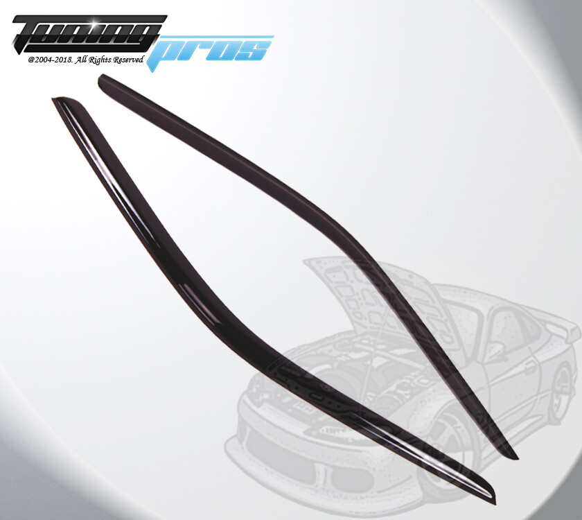 For Dodge Challenger 2008-2016 Smoke Window Rain Guards Visor Deflector ...