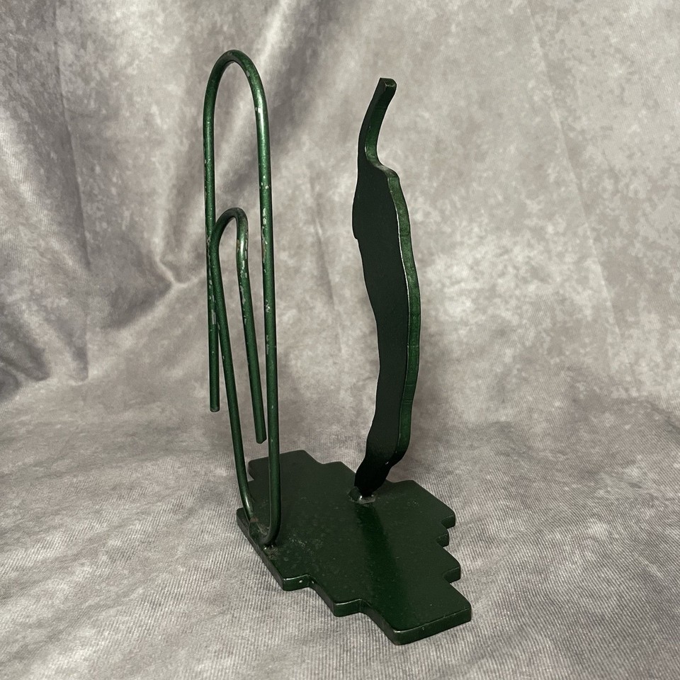 Chili Pepper Paper Weight Paper Clip Holder Heavy 2lbs Green | eBay
