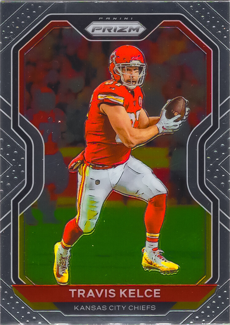Travis Kelce 2020 Prizm Football Chrome Base Card #122 Kansas City ...