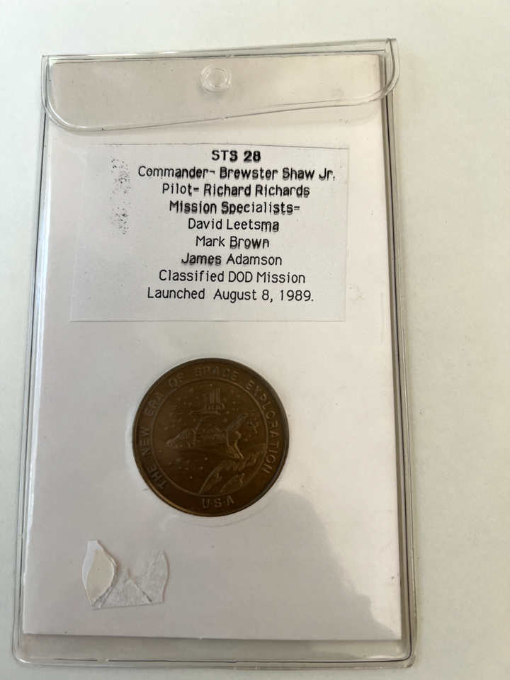 Space Shuttle Crew Emblem Collection Series Mission STS-28 1989 | eBay