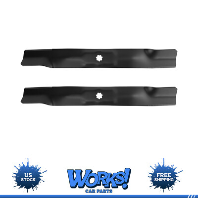 2 Mower Blades fit for John Deere AM141034 M154062 LA120 42 Inch Deck ...
