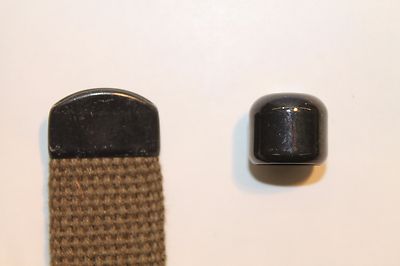 Military Web Strap End Tip, 1" Mil-Spec Webbing Ball Tip, Black. Lot of ...