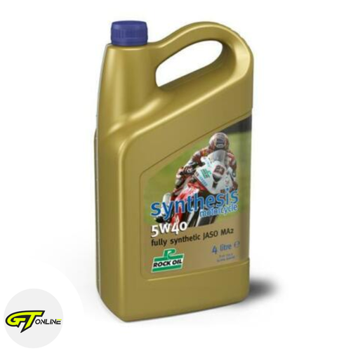 Rock Oil 5W40 Synthesis Fully Synthetic Engine Oil JASO MA2 4 Litre ...