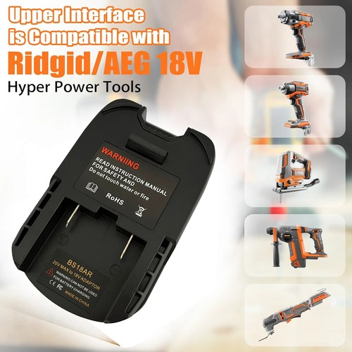 Adapter For RIDGID tool For Bosch 18V GBA Battery To For RIDGID 18V ...