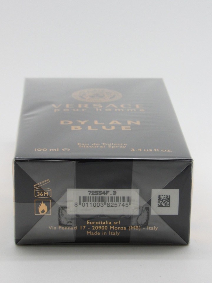 Versace Dylan Blue 3.4 oz (100 ml) Eau de Toilette for Men 100% ...