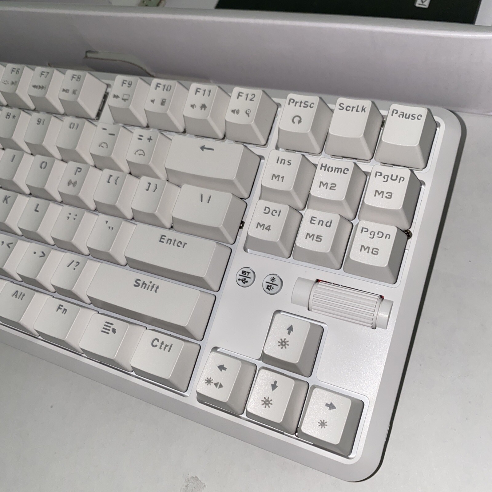 B4 AJAZZ NACODEX K870T 87 Keys Dual Mode Mechanical Keyboard Computer ...