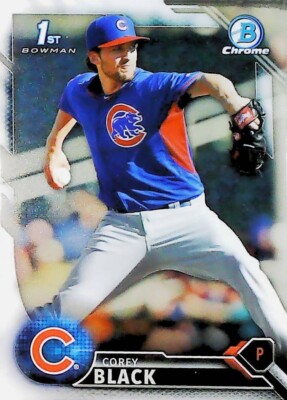 2016 Bowman Chrome Prospects BCP39 Corey Black 1st Bowman Rookie ...