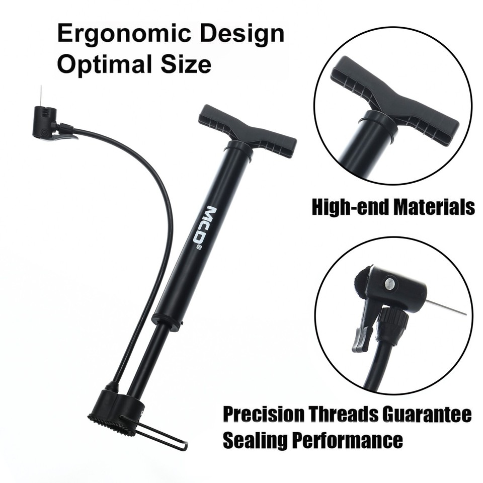 Football Pump Bike Bicycle Soccer Rugby Ball Pump with Inflating ...