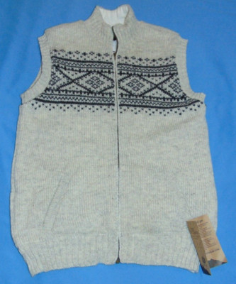 Lost Horizons Sven Vest Handmade In Nepal 100% Himalayan Wool Size XL ...
