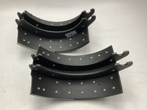 Relined Haldex GR4711QG Rear Brake Shoes 16-1/2"x8-5/8", 4711Q, 20,000 ...