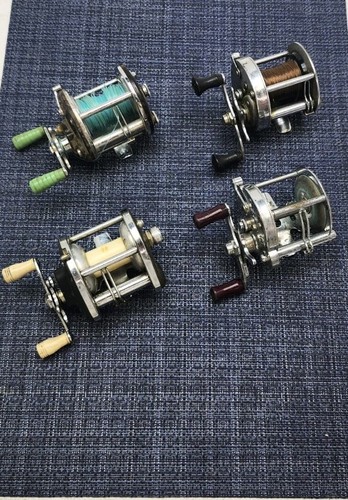 Vintage Shakespeare Service 1944 Model GE Fishing Reel USA Lot Of Four ...