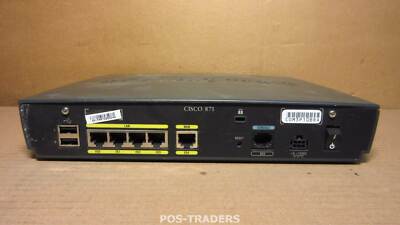 Cisco 871 870 Cisco 871 Router 4-Port Ethernet Security IP Services ...