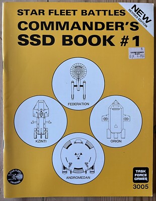 Star Fleet Battles: Commander's SSD Book #1: Revised | eBay