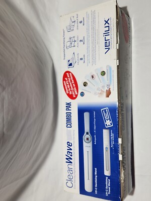 NEW Verilux CleanWave Combo Pack Handheld Sanitizing Wand & Travel Wand ...