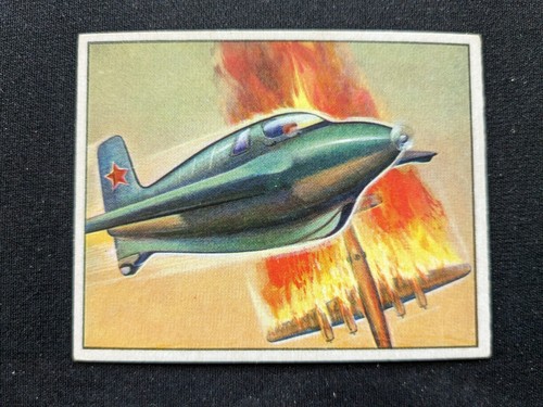 1951 Bowman Fight the Red Menace Card # 39 Soviet Rocket Fighter (EX ...