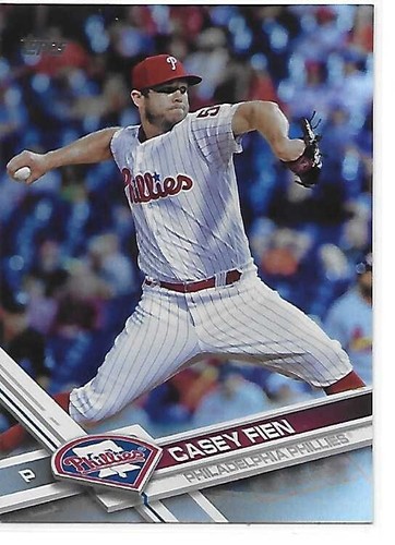 2017 Topps Update Baseball Rainbow Foil Casey Fien Phillies | eBay