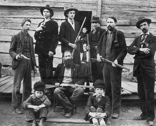 Hatfield Men of the Hatfield and McCoy Family Feud Hillbilly 8"x 10 ...