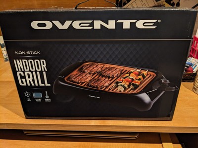 *NEW In BOX* OVENTE Indoor Grill 13x10 COPPER Non-Stick Cooking Plate ...