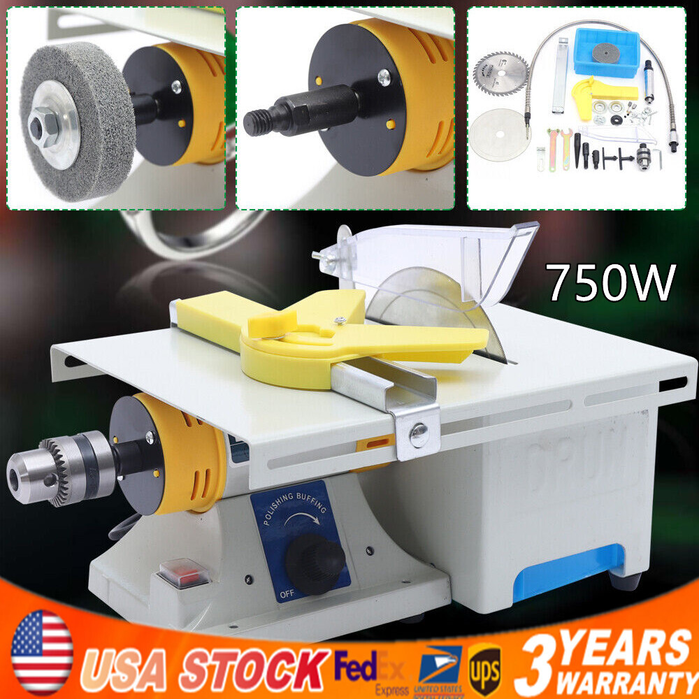 Mini Gem Polishing Grinding Machine Table Rock Saw Jewelry Lapidary ...