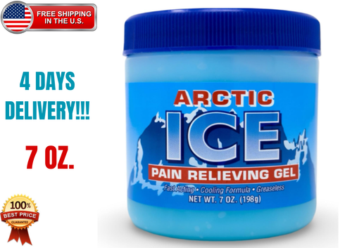 7 Oz Artic Ice Pain Relief Topical Gel Inflamation Large Gel Fast New ...