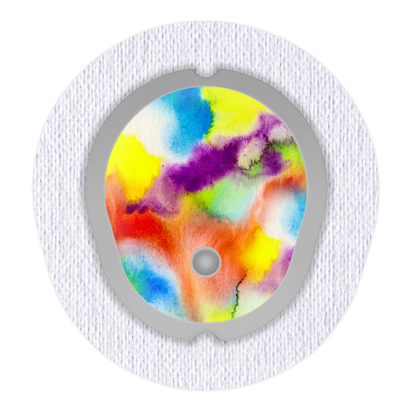 Aufkleber Sticker für Dexcom G7 Sensor 2x Farbensturm myDili Diabetes ...