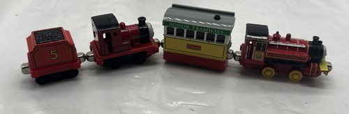 Mattel Thomas & Friends Set Of 4 Die Cast Trains Victoria, Flora, James ...