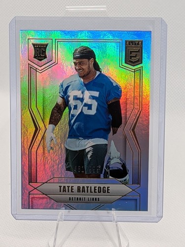 TATE RATLEDGE 2025 Panini Donruss Elite Rookie Card SP # /999 RC Lions ...