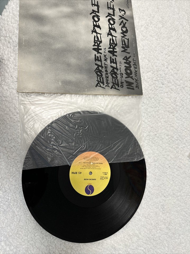 DEPECHE MODE 🎸 People R People Vinyl Record 1984 12" 45 RPM Maxi-Single ...