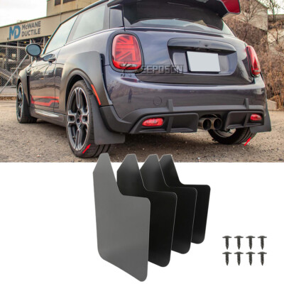 For Mini Cooper R55 R56 JCW Matte 4PCS Mud Flaps Splash Guards Mudguard ...