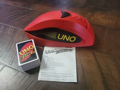 UNO Attack Electronic Card Launcher Game 2010 Mattel Tested Works WITH ...