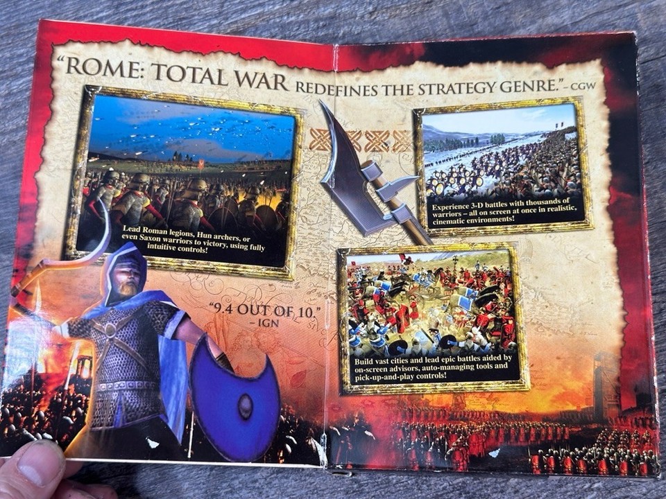 Rome Total War GOLD EDITION PC Game Barbarian Invasion Computer US ...