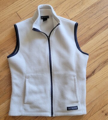 REI Vest Women's Medium Fleece Full Zip Cream Ivory Color Outdoor ...
